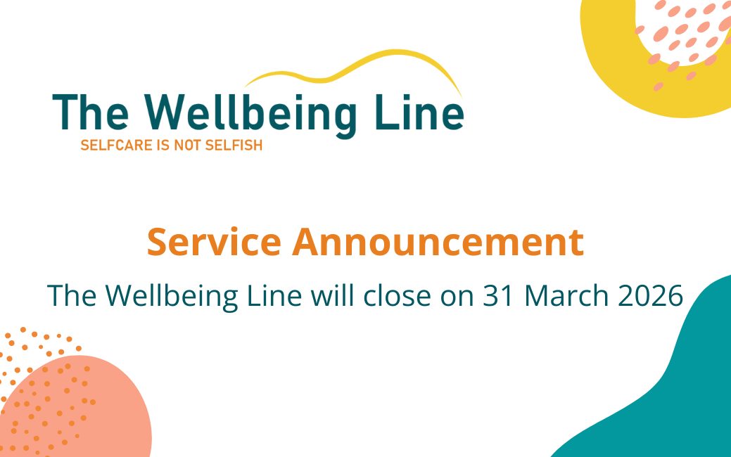 The Wellbeing Line is closing | Wellbeing Line